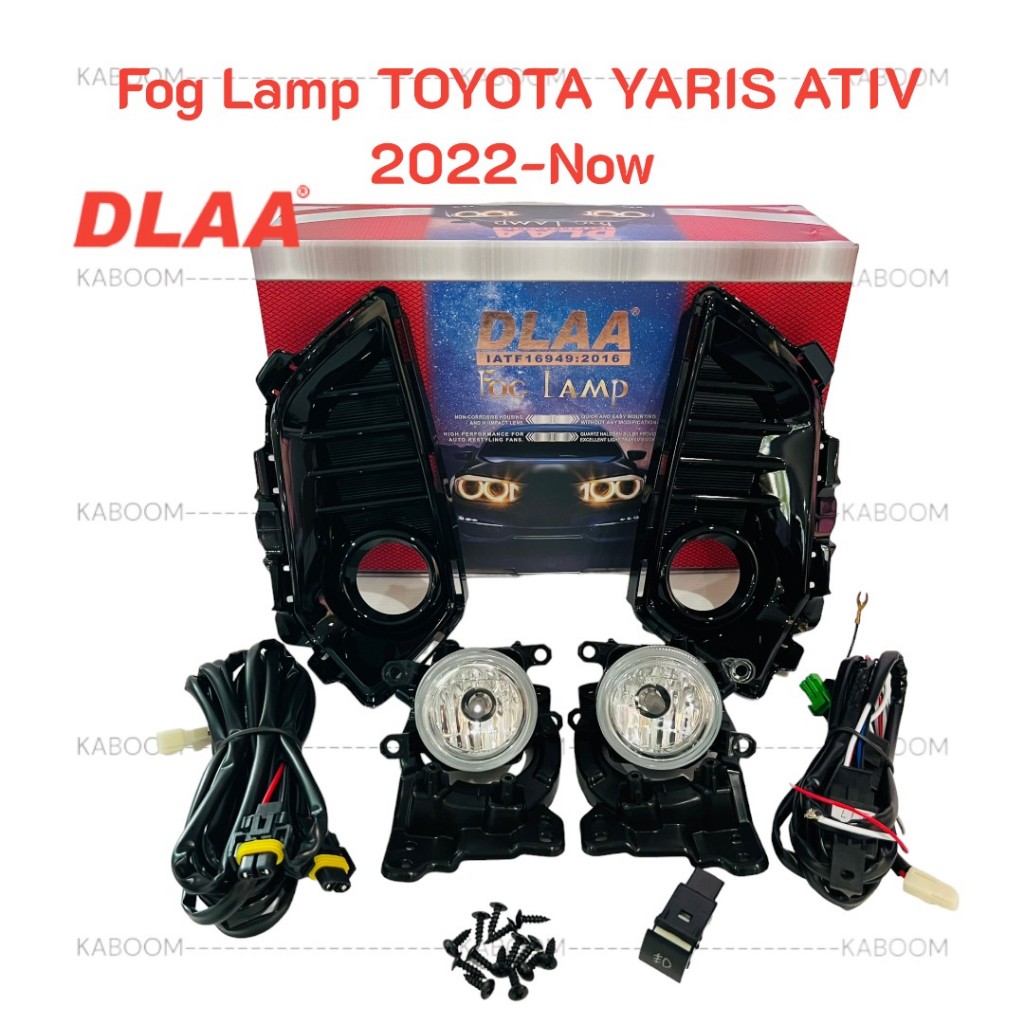 สปอร์ตไลท์ ไฟตัดหมอก TOYOTA YARIS ATIV 2022-Now ไฟ HALOGEN TY 1221-AL งาน DLAA | Shopee Thailand