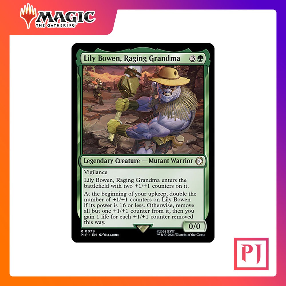 [MTG] Lily Bowen, Raging Grandma - Fallout Commander [PIP] [GREEN ...