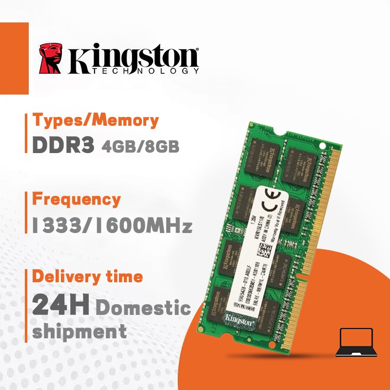 【สินค้าเฉพาะจุด】Kingston 4GB/8GB Laptop RAM DDR3L DDR3 1600MHZ SODIMM ...