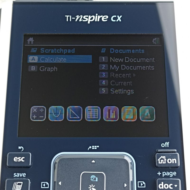 TEXAS INSTRUMENTS >> TI-nspire CX เครื่องคิดเลขวิทยาศาสตร์ ฟังก์ชั่น ...