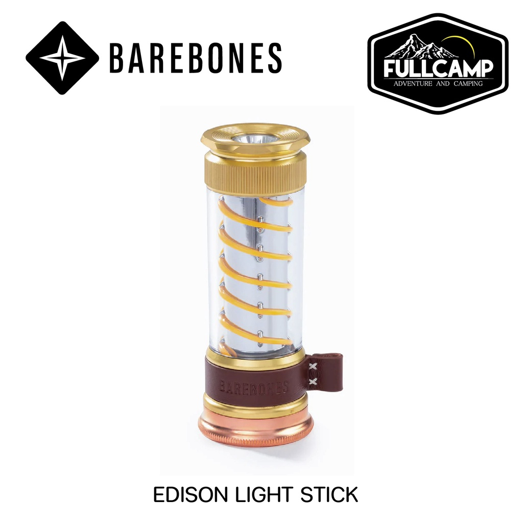 Barebones Edison Light Stick Brass ไฟ LED ตะเกียงแคมป์ปิ้ง โคมไฟแคมป์ปิ้ง สไตล์วินเทจ | Shopee ...
