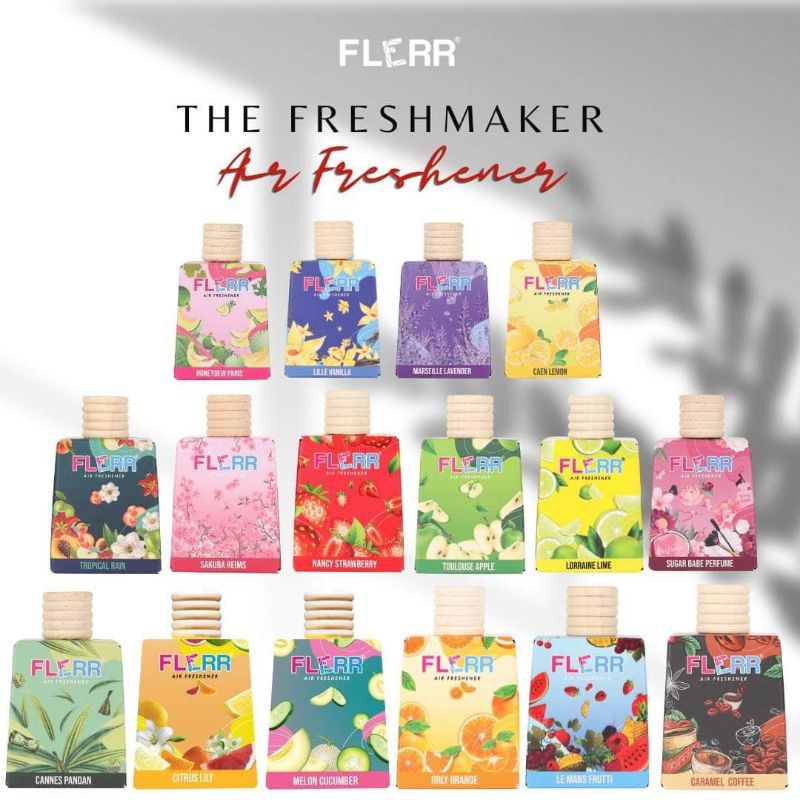 FLERR THEFRESHMAKER น้ำหอมปรับอากาศในรถยนต์ 9ml. | Shopee Thailand