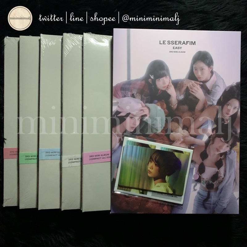 ★พร้อมส่ง★ WEVERSE GIFT LE SSERAFIM - 3rd Mini Album [EASY] (COMPACT ...