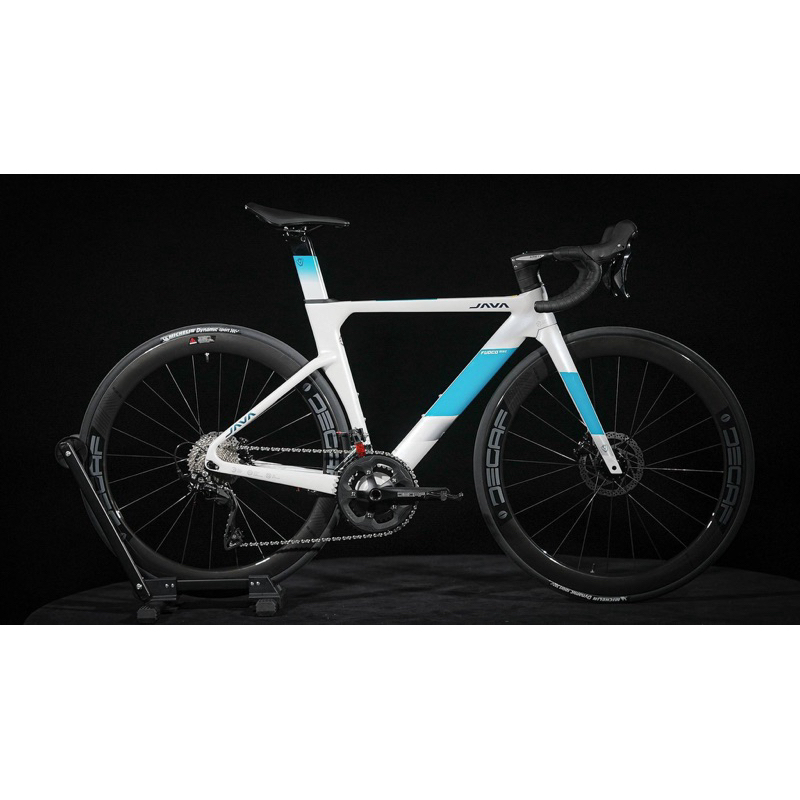 (โค๊ดส่วนลด) จักรยานเสือหมอบ JAVA Fuoco TOP เฟรม Carbon ล้อคาร์บอน ชุดเกียร์ 24speed แฮนด์ ...