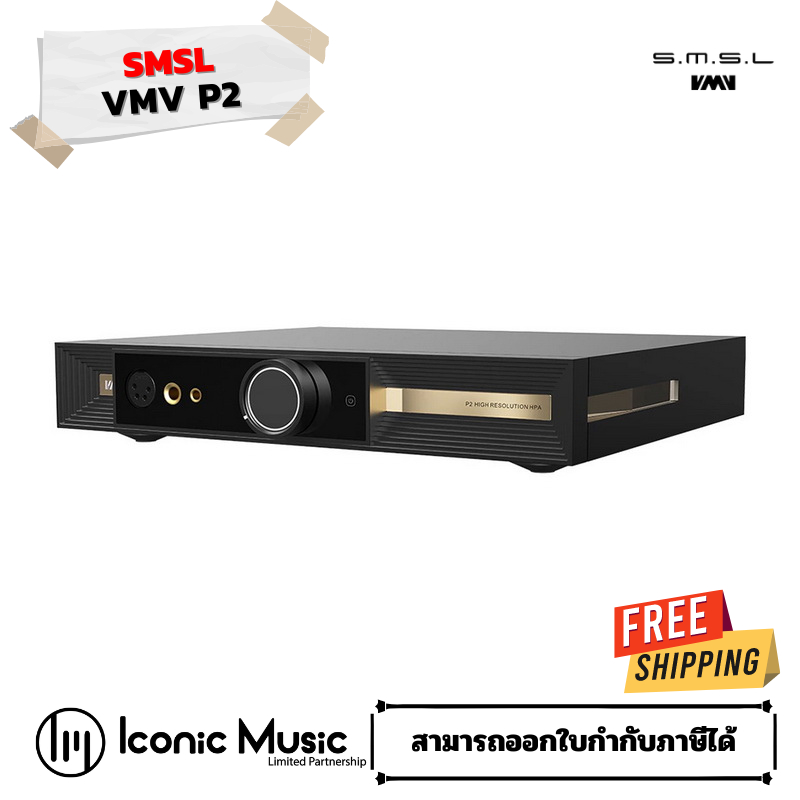 SMSL VMV P2 Headphone Amplifier ตั้งโต๊ะ รองรับ Hi-Res ของแท้ รับประกันศูนย์ไทย 1 ปี | Shopee ...