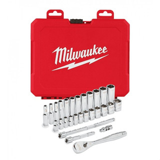 Milwaukee 4932464943 ชุดประแจบล็อก 1/4" (28 ชิ้น) | Shopee Thailand
