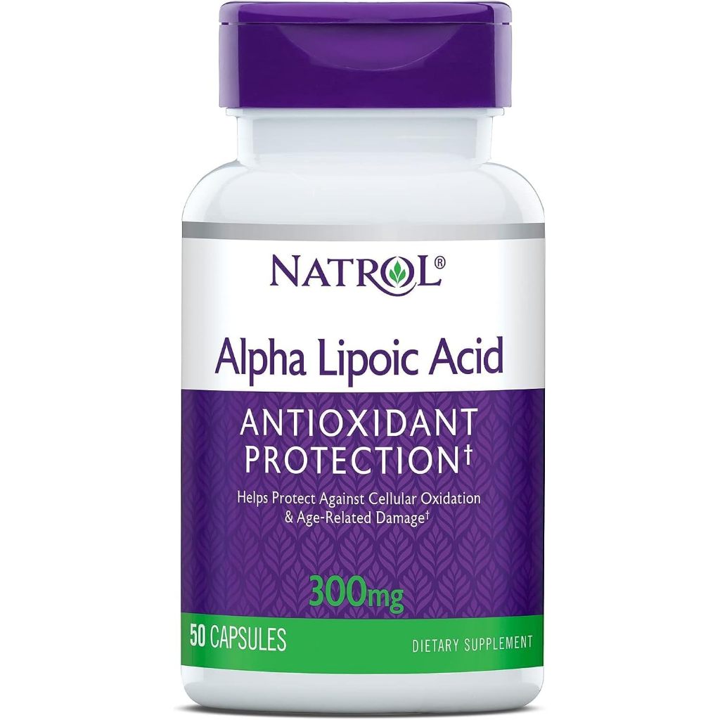 กรดอัลฟาไลโปอิก Natrol, Alpha Lipoic Acid, ALA 300/600 mg | Shopee Thailand