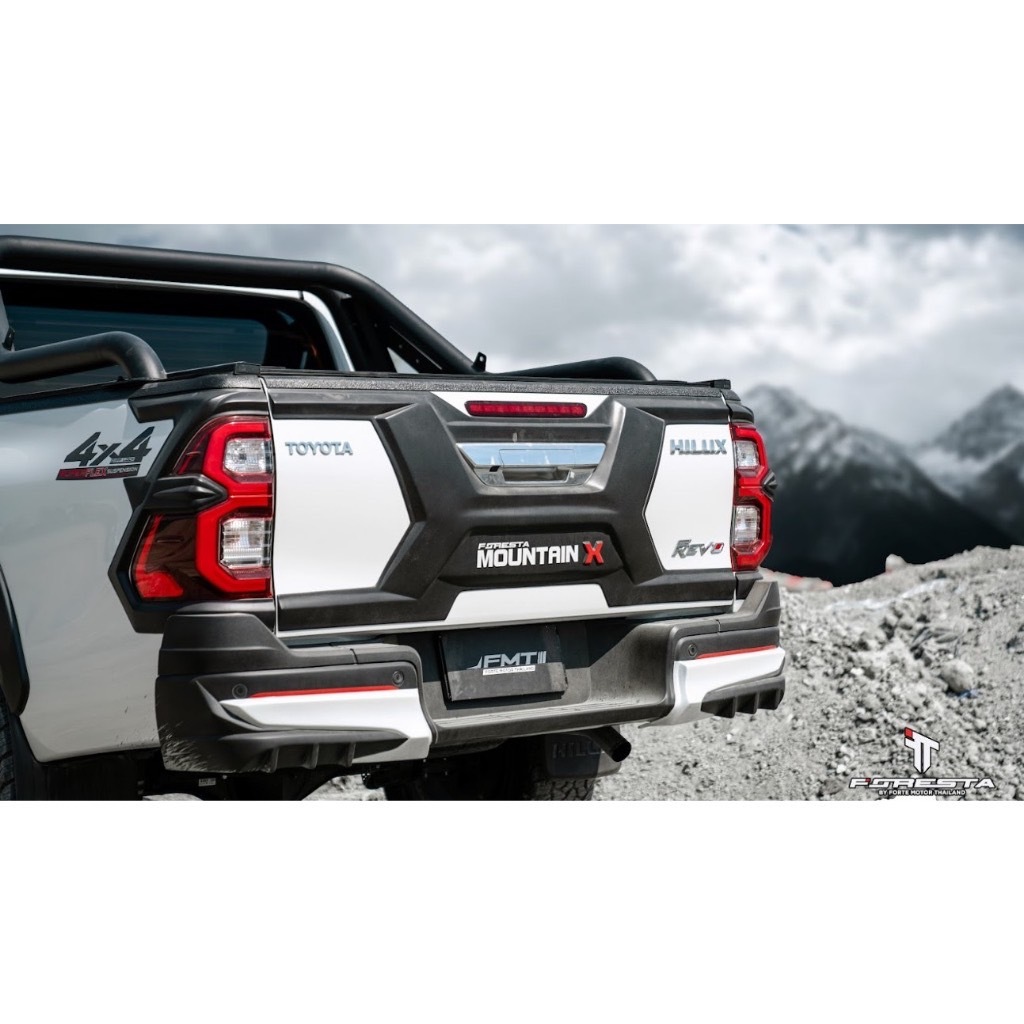 ชุดแต่ง TOYOTA REVO PRERUNNER 2020 MOUNTAIN-X TWO สเกิร์ตหน้า/ข้าง/หลัง ...