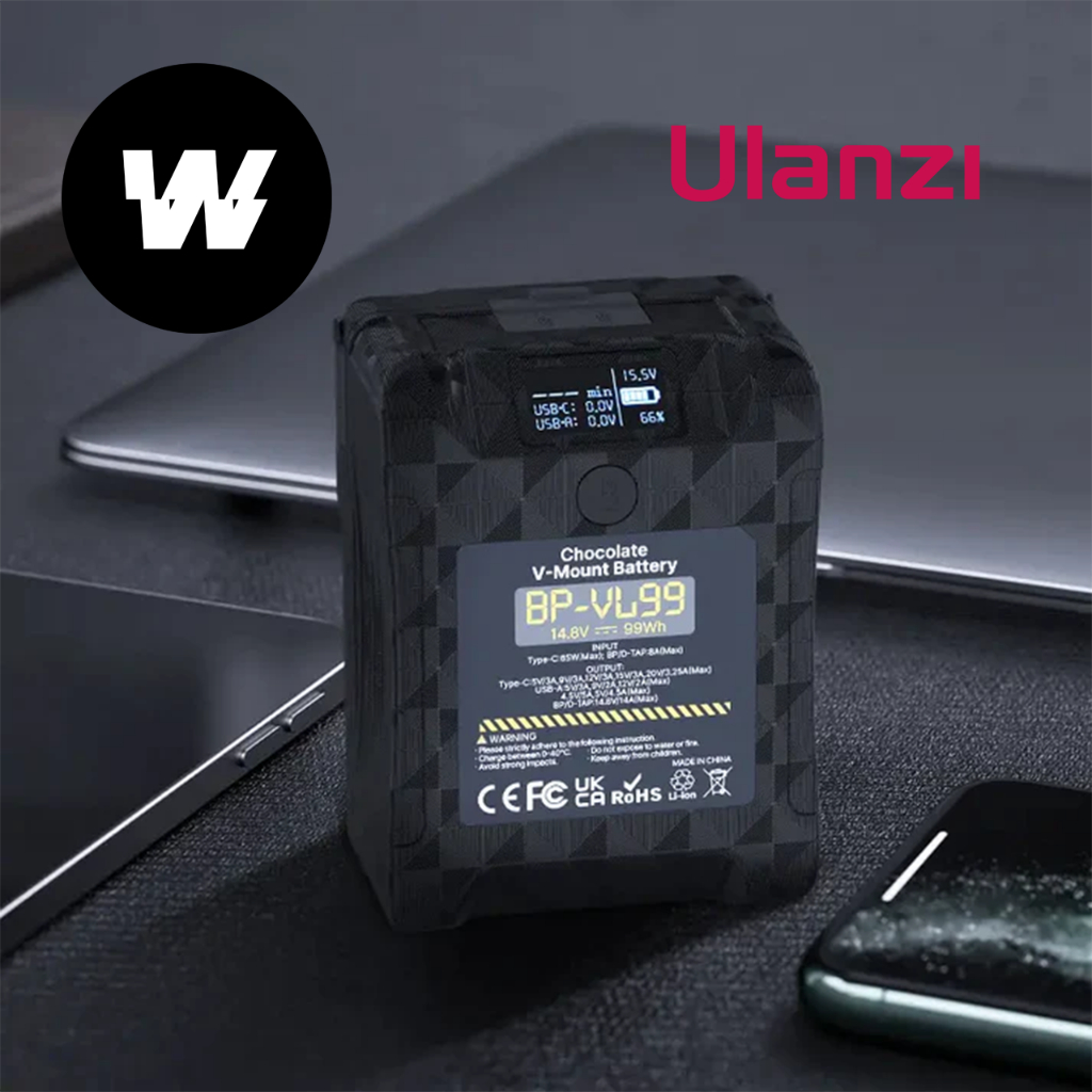 (พร้อมส่ง) Ulanzi 14.8V V-Mount Battery 99Wh Battery P004CND1 แบตเตอรี่ ...