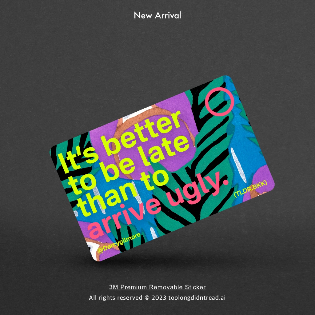 สติกเกอร์ติดบัตรรถไฟฟ้า BTS - MRT - Key Card Sticker - 3m Premium ...