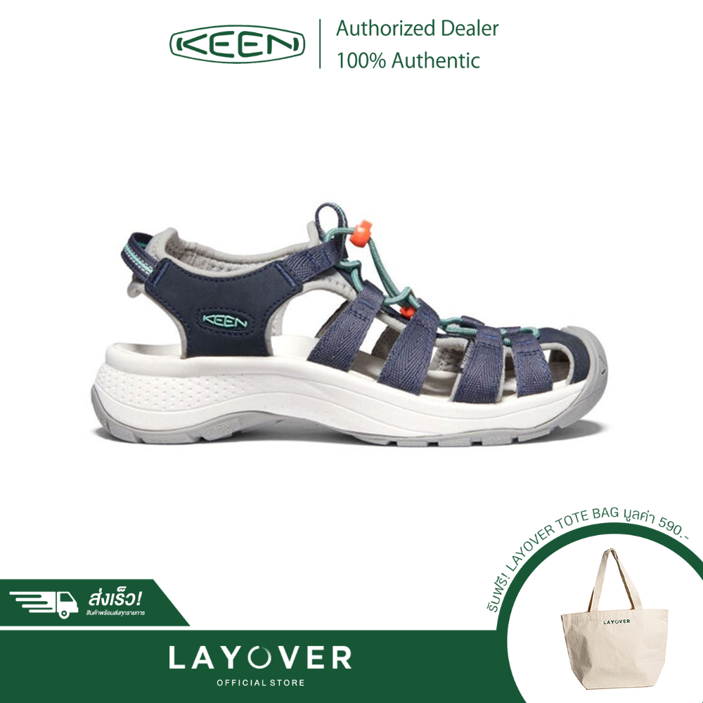 [ส่วนลด10% DDX10JULYW4] Keen Women's ASTORIA West Sandal "Navy/Beveled ...