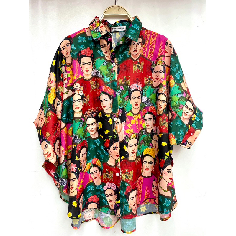 เชิ๊ตลินินอินเดีย 100% พิมพ์ลายดอกสวยๆทรง Oversize สำหรับสาวพลัสไซร้ | Shopee Thailand