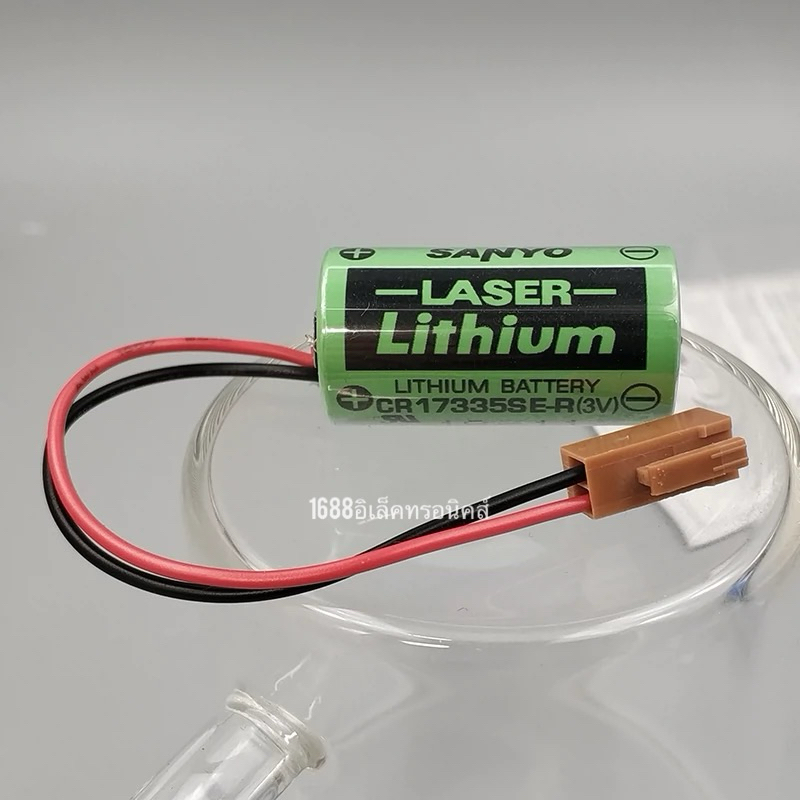 แบตเตอรี่ใหม่ของแท้ Sanyo CR17335SE-R 3V FANUC FANUC ระบบ CNC แบตเตอรี่ ...