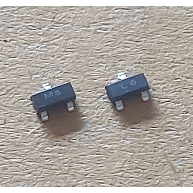 L6 NPN / M6 PNP 0.1Amp/45Volt SMD ทรานซิสเตอร์ คู่ละ | Shopee Thailand