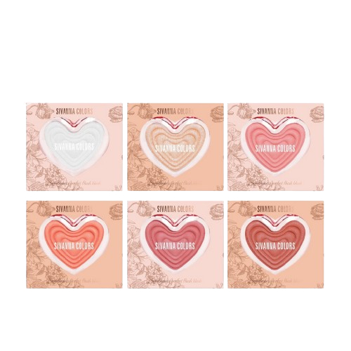 HF638 Sivanna Colors Sweethearts Perfect Flush Blush ซีเวนน่า คัลเลอร์ส ...