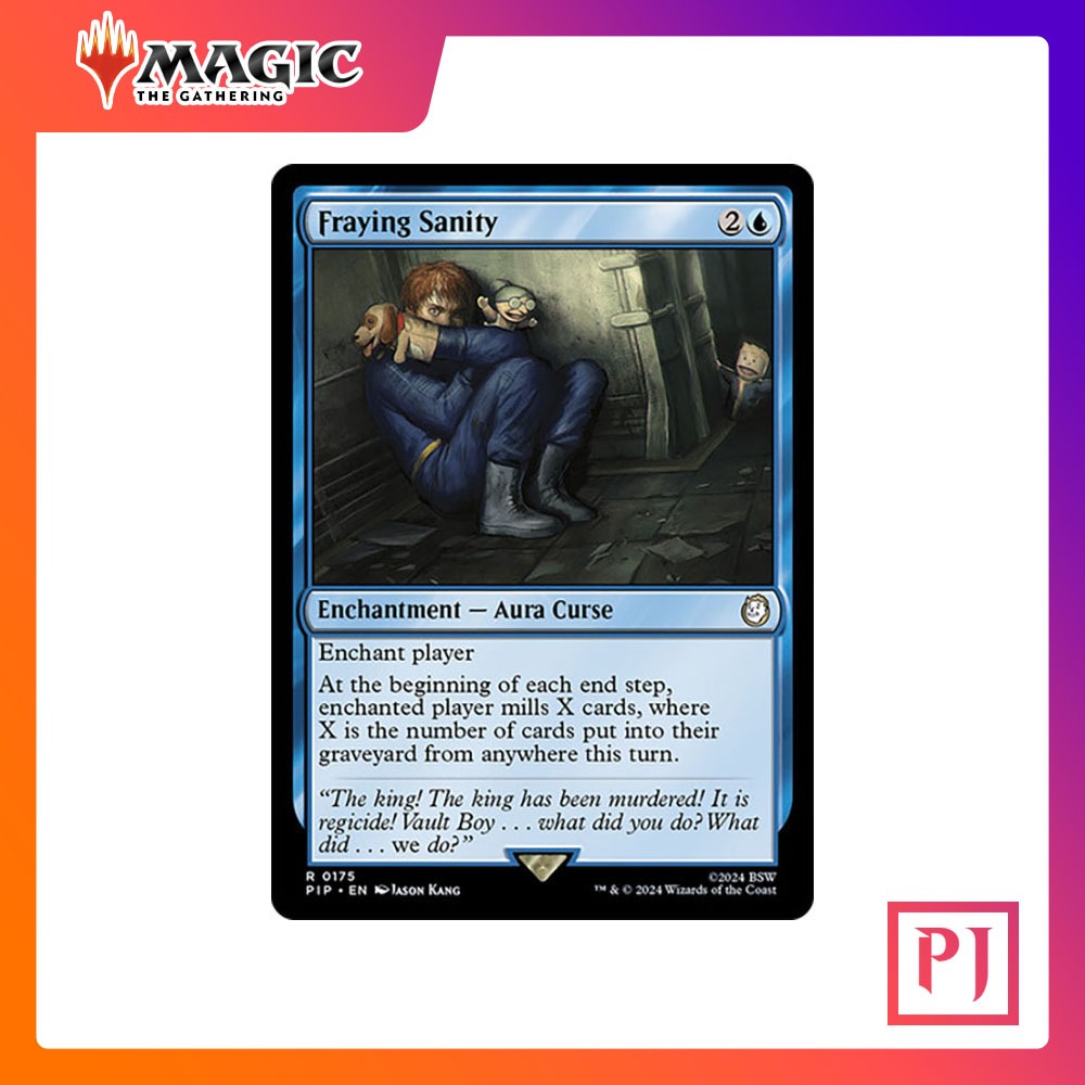 [MTG] Fraying Sanity - Fallout Commander [PIP] [BLUE] [RARE] [NORMAL] [ENG] (Magic the Gathering ...