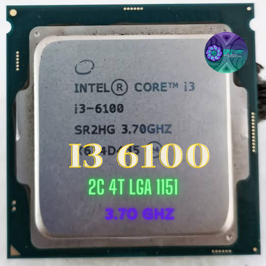 CPU Intel Core i3 6100 CPU G 4560 CPU G 4400 | Shopee Thailand