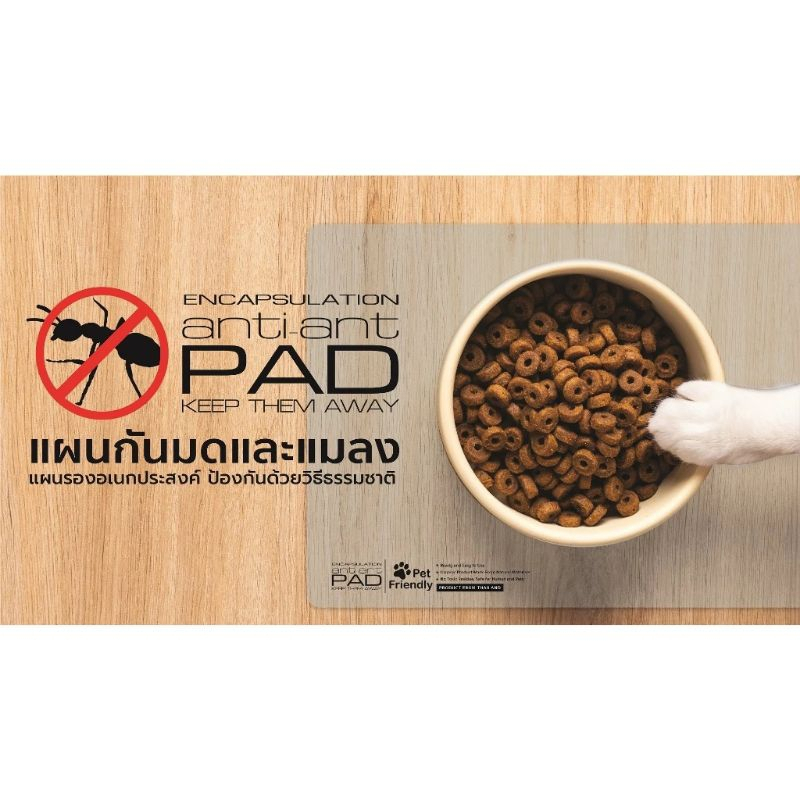 🔥ไล่มด รุ่นใหม่ แผ่นกันมด-แมลง(ของแท้) Anti-ant pad สารสกัดจากตระกูลดอก ...