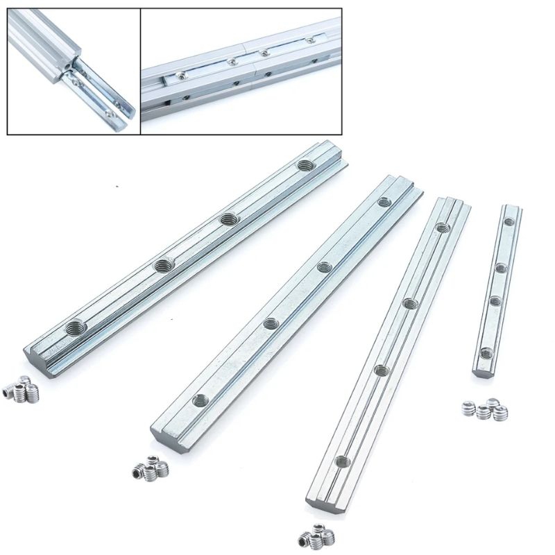 ข้อต่อตรงอลูมิเนียมโปรไฟล์ขนาด 2020 3030 4040 Aluminium Profile ...