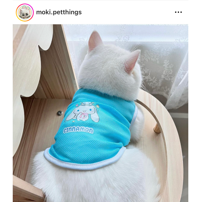 เสื้อผ้าสัตว์เลี้ยงเสื้อหมาเสื้อแมวลายCinnamon | Shopee Thailand