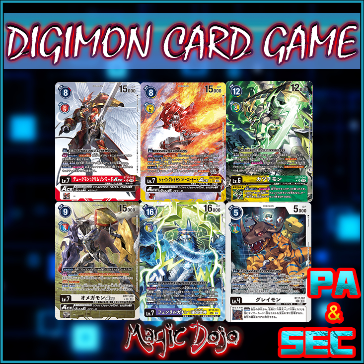 [ Digimon Card Game ] (BT-17) Single Card - Parallel(PA) & Secret rare(SEC) - การ์ดเกม ดิจิมอน ...