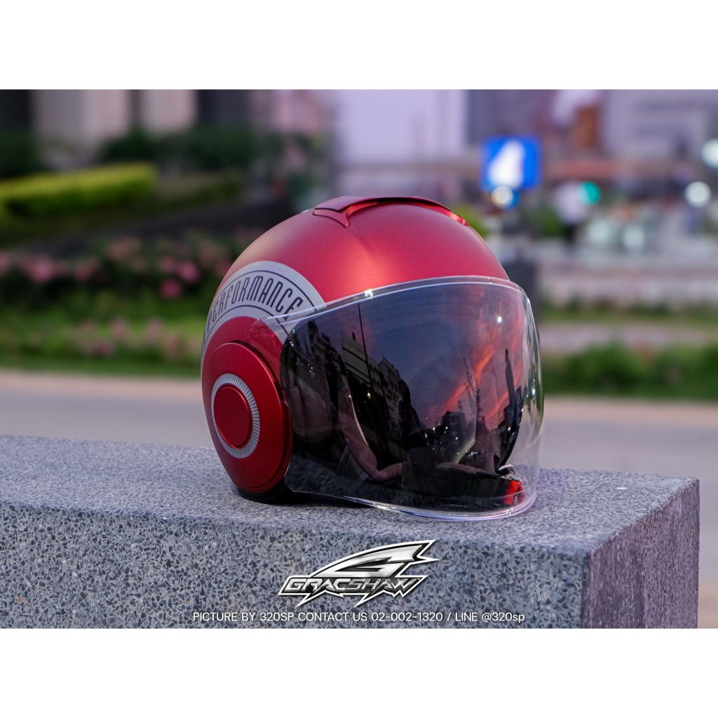 หมวกกันน็อคครึ่งใบ GRACSHAW G828 GLAXUS H.D ลดแรง!! ส่งไว!! SP BIKE ...