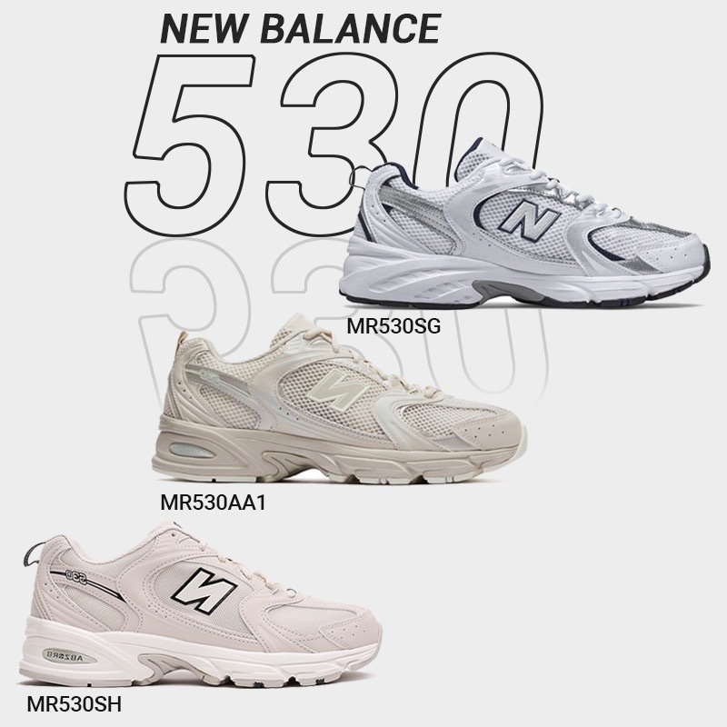 New Balance 530 NB MR530SG KA SG KA AA1 SH （ของแท้ 100%）รองเท้าผ้าใบ ...
