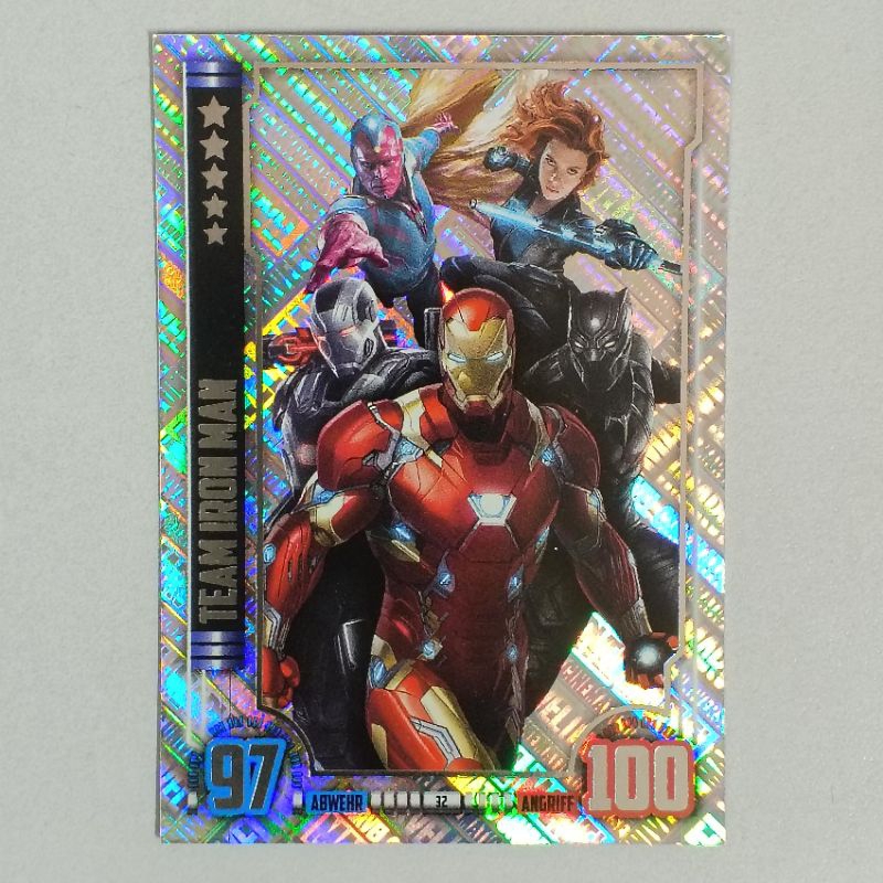 การ์ดมาร์เวล ใบพิเศษ FOIL INSERT 2010 LIMITED HERO ATTAX MARVEL TRADING ...
