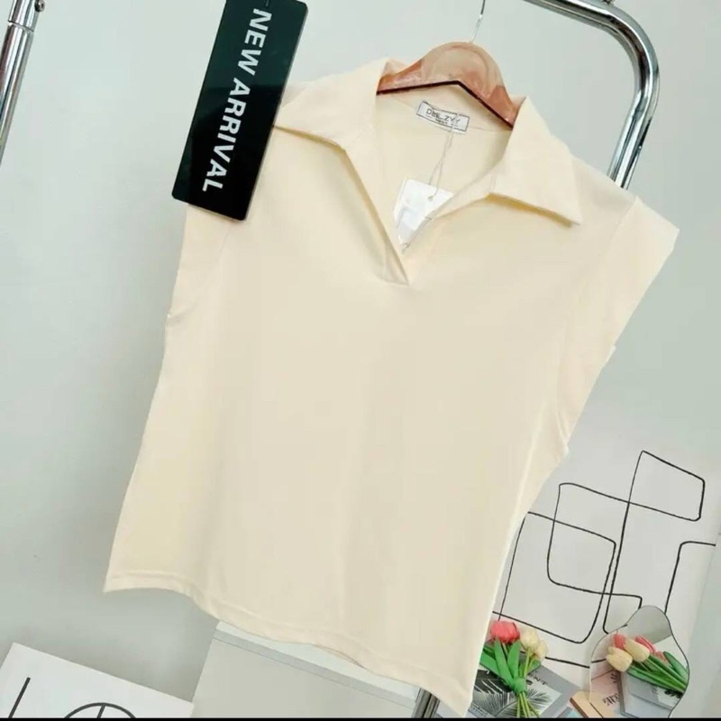 024เก่า พร้อมส่ง DEE..ZYY เสื้อยืดยูนิ คอปกแขนล้ำ | Shopee Thailand