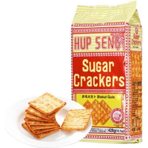 ฮับเส็ง ซูการ์ แครกเกอร์ 428 กรัม ขนมมาเลเซีย / Hupseng Sugar Cracker ...