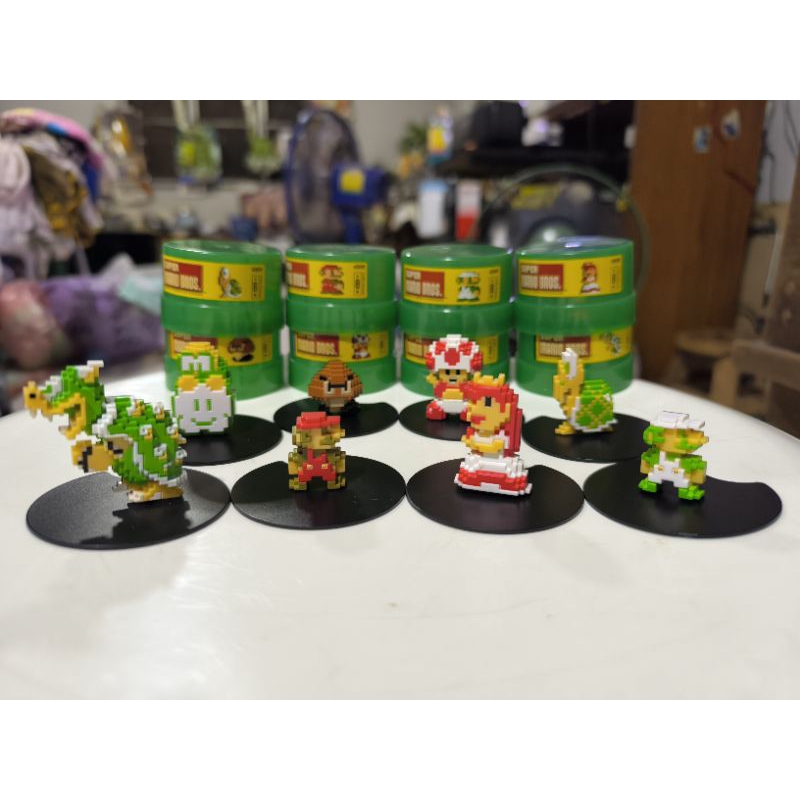 mario dot figure complete set มาริโอ้ ของแท้ | Shopee Thailand