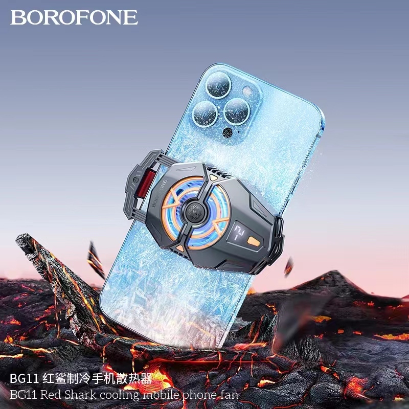 Borofone BG11 พัดลมระบายความร้อนสำหรับมือถือ พัดลมโทรศัพท์ เหมาะสำหรับ ...