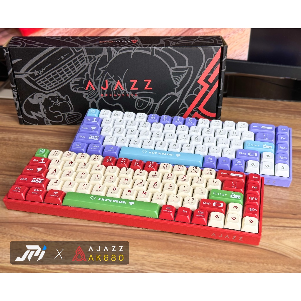 คีย์บอร์ดไร้สาย AJAZZ AK680 Wireless Hotswap 68 ปุ่ม Mechanical ...
