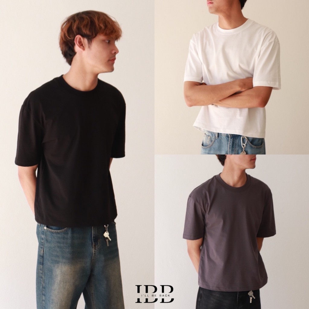 IBB CROPPED T-SHIRT เสื้อยืดทรงครอปเนื้อผ้าคอตต้อนเบอร์20 | Shopee Thailand