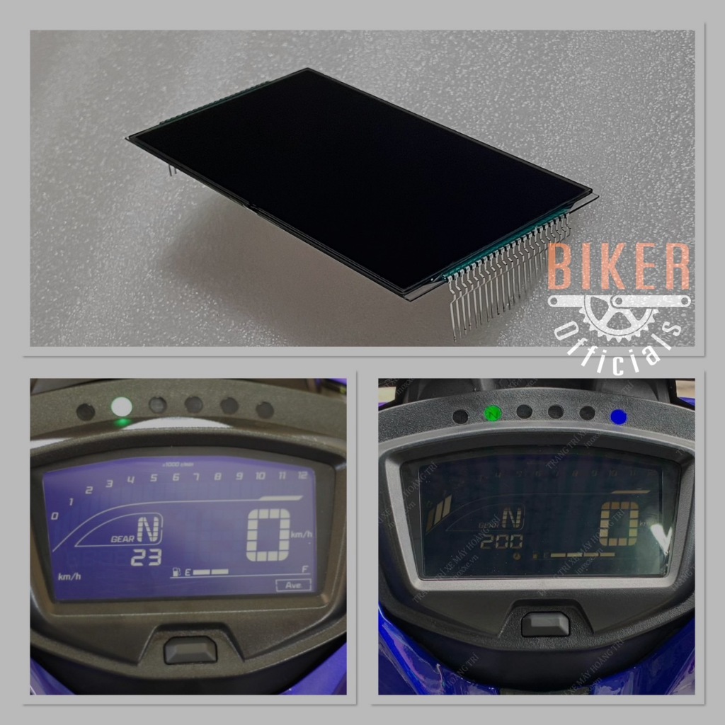จอแก้วดิจิตอลแท้! สำหรับ Yamaha Exciter 155 LCD แสดงมาตรวัดความเร็ว ...