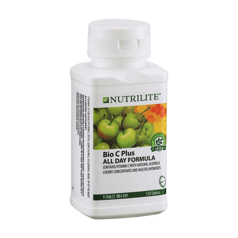 นิวทริไลท์ ไบโอ ซี พลัส สูตรออลเดย์ - 120 เม็ด Nutrilite Bio C Plus All ... นิวทริไลท์ ไบโอ ซี พลัส สูตรออลเดย์ - 120 เม็ด Nutrilite Bio C Plus All ...