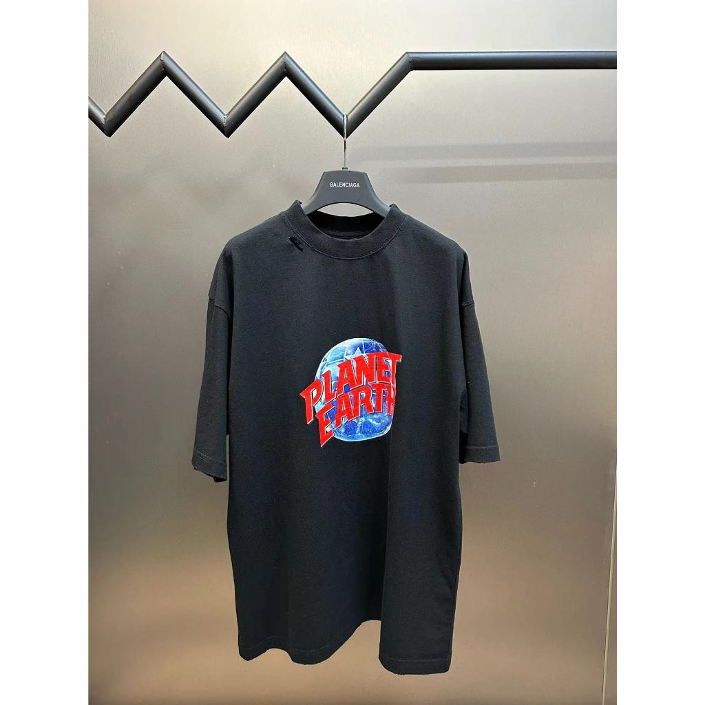 【Lemon】เสื้อยืด Balenciaga BB 1:1Tags 24SS รูปภาพจริง งานสูงสุด เกรด original แท้ 99% ใส่ได้ทั้ง ...