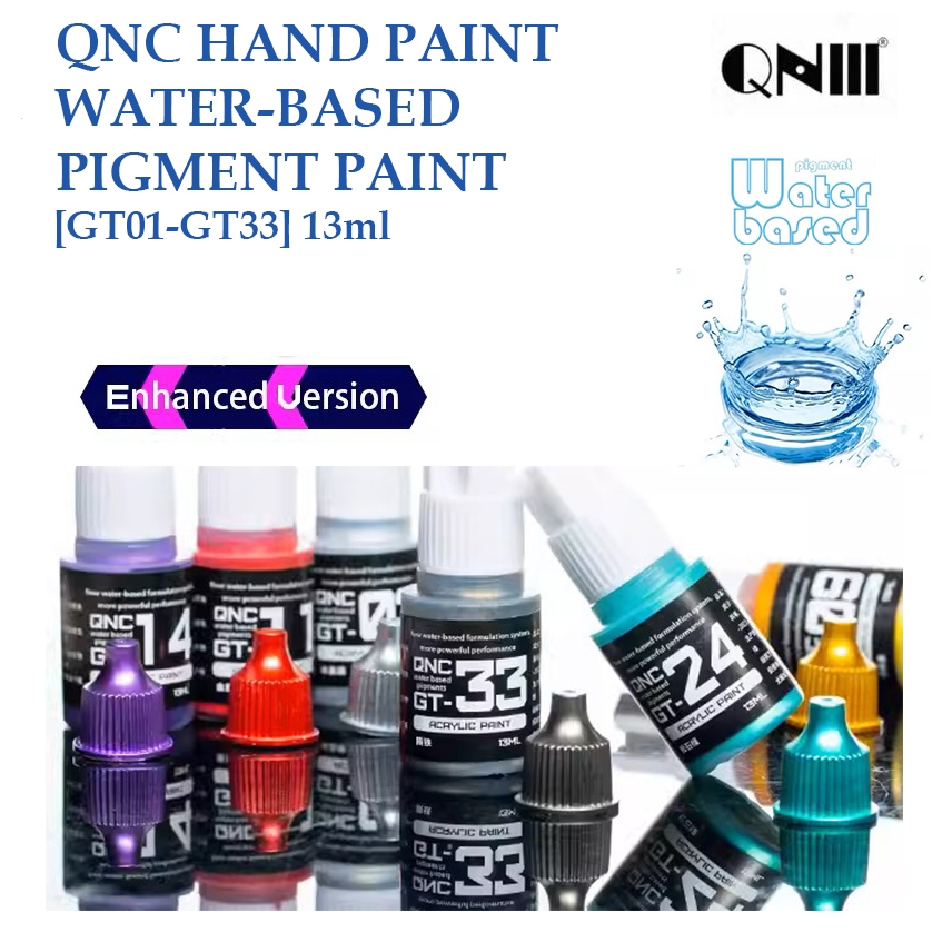 [QNC] GT01-GT33 HAND PAINT WATER BASED PIGMENT PAINT MODEL KIT HOBBY DIY [WATER BASE] | Shopee ...