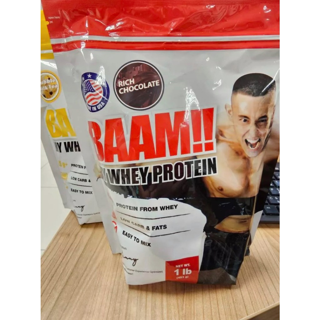 BAAM MY WHEY PROTEIN 1 LB เวย์โปรตีน เพิ่มกล้ามเนื้อ | Shopee Thailand