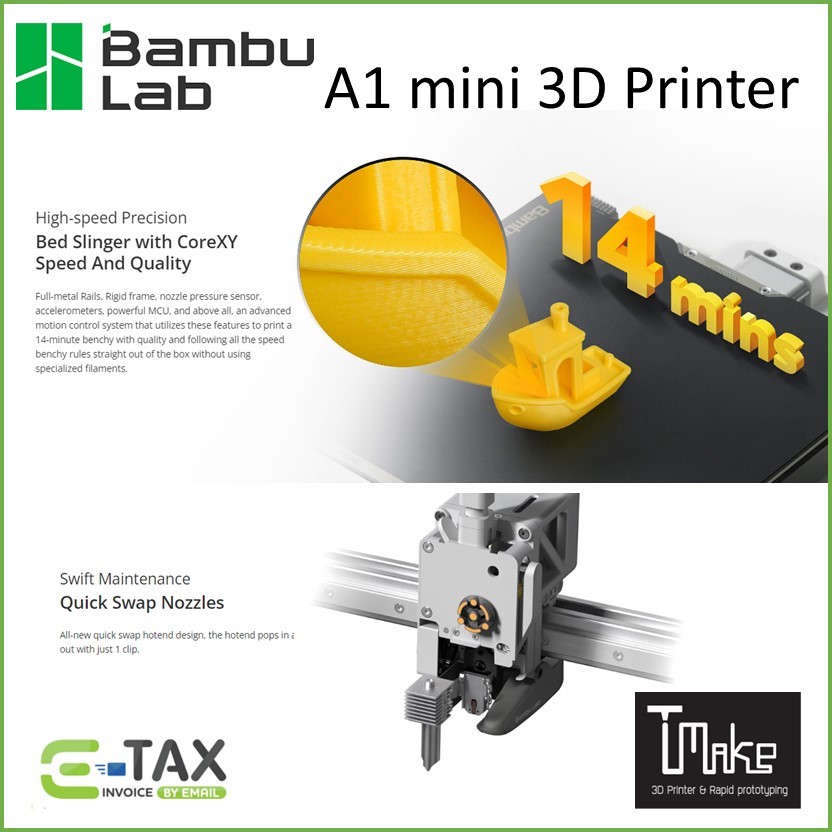 Bambu Lab A1 Mini 3D Printer (+++) | Shopee Thailand