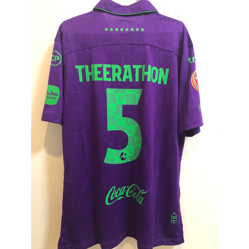 บุรีรัมย์ ยูไนเต็ด Buriram THEERATHON 5 Size L(เบอร์ลายPlayer) | Shopee Thailand