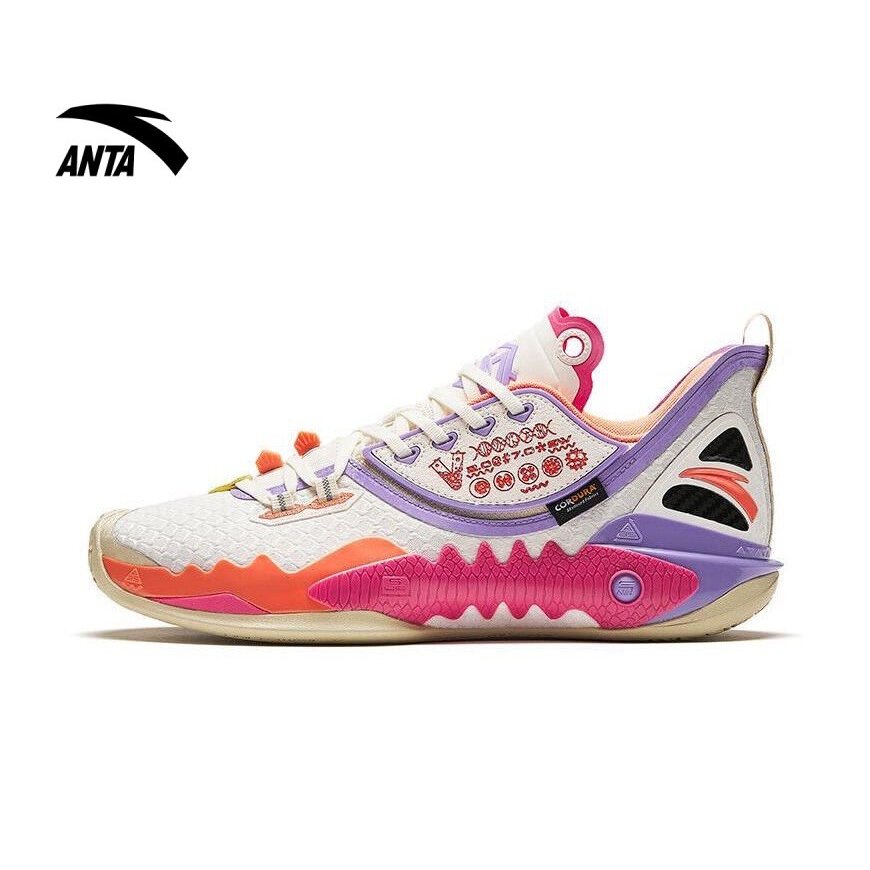 [ANTA x Kyrie Irving] Shock Wave 5 V2 รองเท้าบาสเก็ตบอลผู้ชาย Nitroedge ...