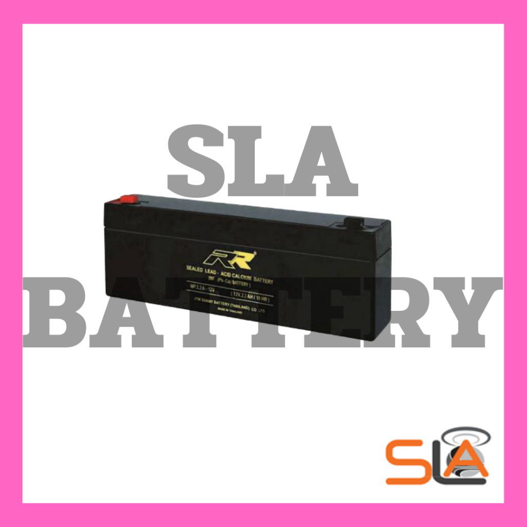 RR BATTERY รุ่น MP2.2A-12V (12V 2.2AH) สามารถใช้ได้กับเครื่องสำรองไฟทุก ...