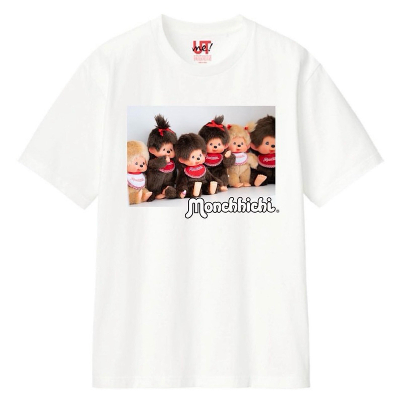 Uniqlo x Monchhichi T Shirt เสื้อยืดยูนิโคล่ ม่อนชิชิ มงชิชิ แท้100% UT ...