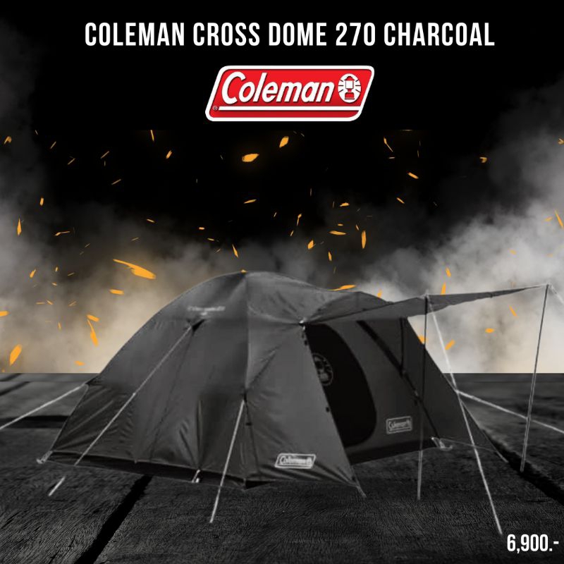 Coleman JP Cross Dome 270 Charcoal | Shopee Thailand