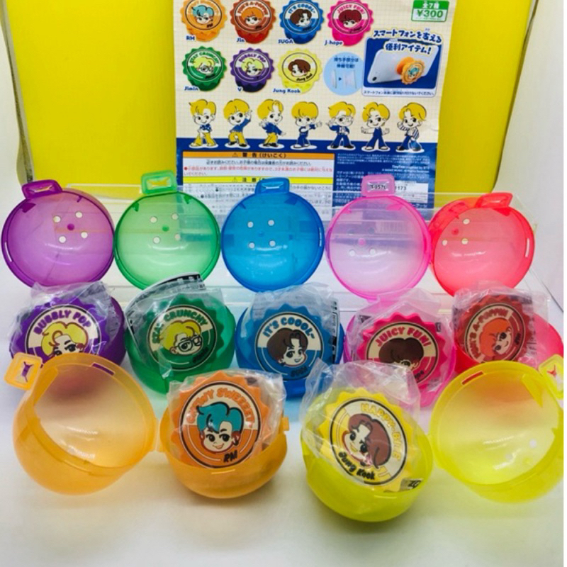 ( แท้/ มือ 1) กาชาปอง BTS TinyTAN TinyMART Smartphone Grip Gashpon ไทนี่ทัน กิ๊ฟตอก บังทัน พร้อม ...