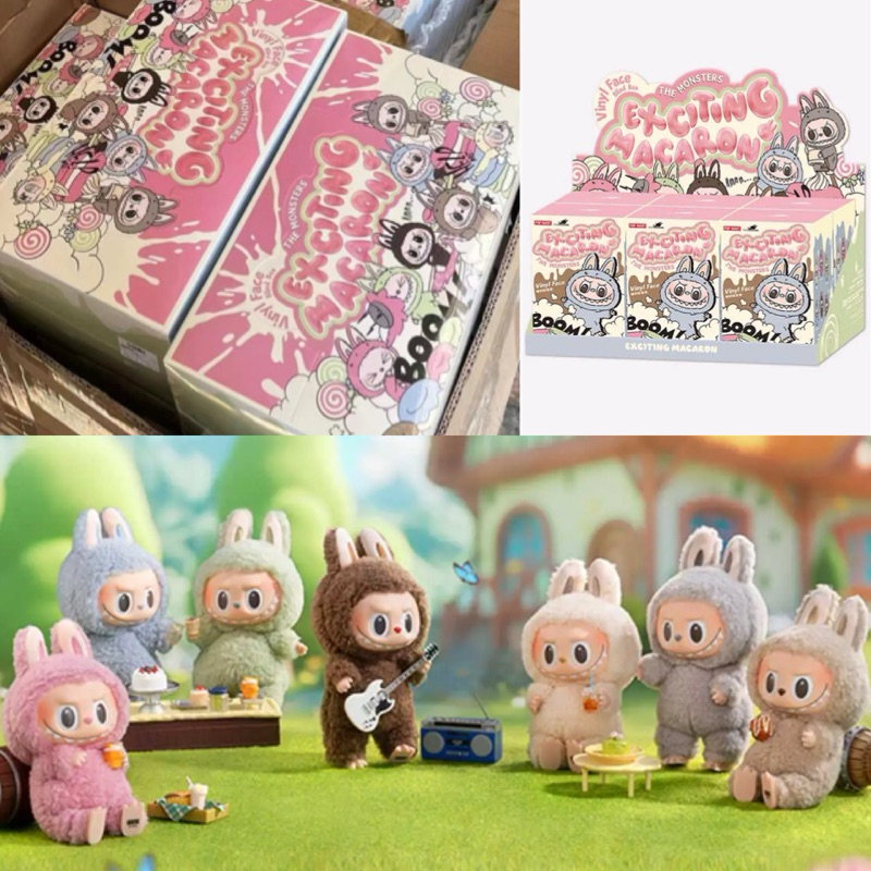 พร้อมส่งจากไทย🇨🇷 (ยกบ็อก x6 ลุ้น secret) Labubu Macaron /LABUBU ...