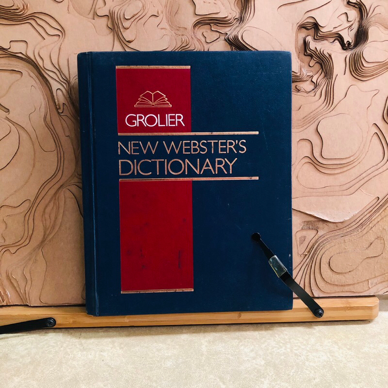จ654 GROLIER NEW WEBSTER'S DICTIONARY | Shopee Thailand