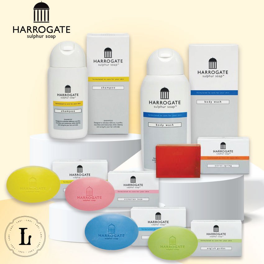 Harrogate sulphur soap /Body Wash/Harrogate shampoo สบู่รักษาสิว แชมพู ...
