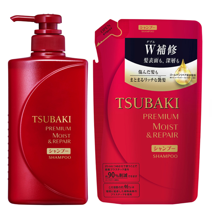 ชุดสุดคุ้ม!! ซื้อ1แถม1 +ถูกไม่ไหว+ TSUBAKI PREMIUM MIOST SHAMPOO 490ml ...